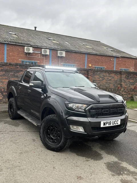 FORD RANGER 3.2 Diesel Lifted Kit 2018 Automatic Black Pick Up Truck £ ...