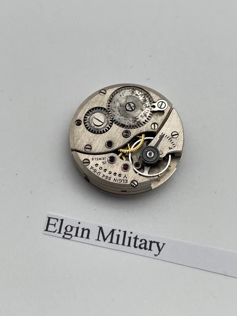 ELGIN ORD DEPT Usa Military Uhrwerk Handaufzug Www Atp Part Movement ...