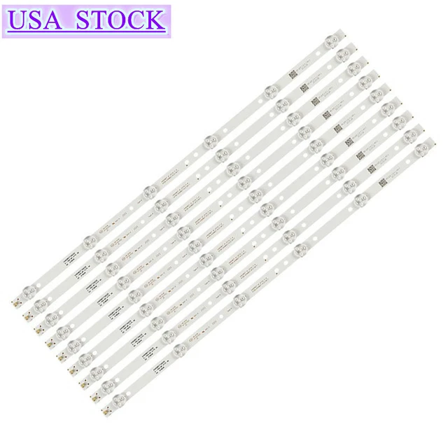 NEW A-CNK49D656 LED Backlight Strips (9) For Toshiba 49L310U 49L420U ...
