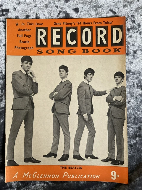 THE BEATLES VINTAGE Record Song Book 1960’s Magazine £4.36 - PicClick UK