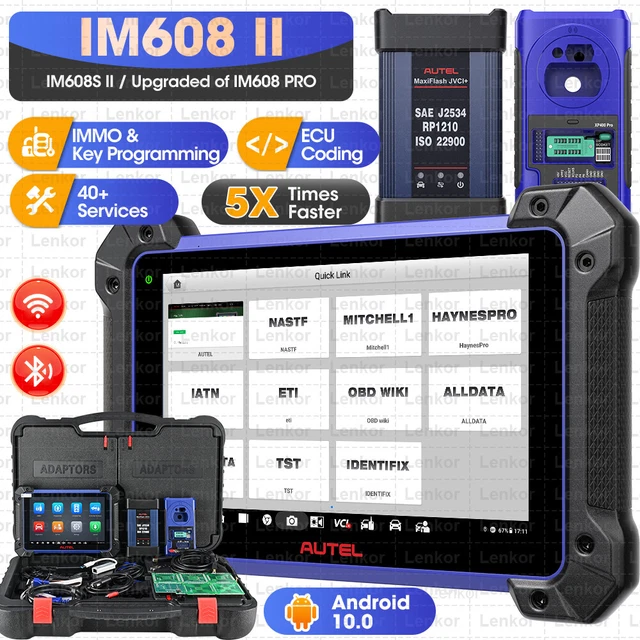 AUTEL MAXIIM IM608 II Pro MaxiSys Ultra diagnostic Programmation De Clé ...