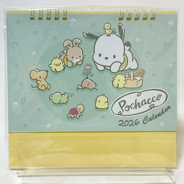SANRIO POCHACCO 2026 Desktop Ring Calendar Japan Limited New F/S $12.89 ...