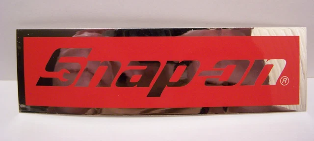 **NEW** SNAP ON Tools Shiny Foil And Red Snap On Logo Decal Sticker $17 ...