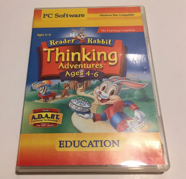 THE LEARNING COMPANY: Reader Rabbit Thinking Adventures Ages 4-6 for PC ...