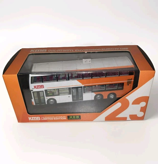 1/76 KMB VOLVO B9TL Enviro500 lwb livery rt. 234A hong kong bus model ...