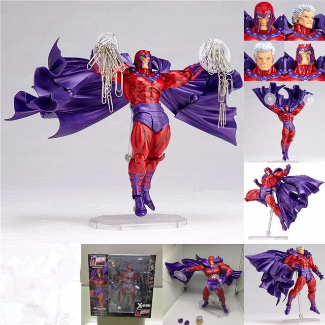 7& PVC KAIYODO Revoltech Amazing Yamaguchi Magneto Action Figure X-Men ...