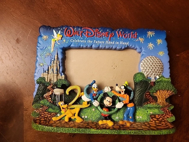 3.5&X5& DISNEY 2000 Photo Picture Frame Mickey Donald Goofy Pluto ...