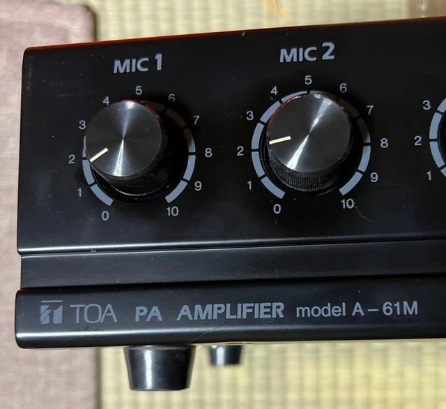 TOA PA AMPLIFICATEUR A-61M Puissance 60W EUR 1.083,34 - PicClick FR