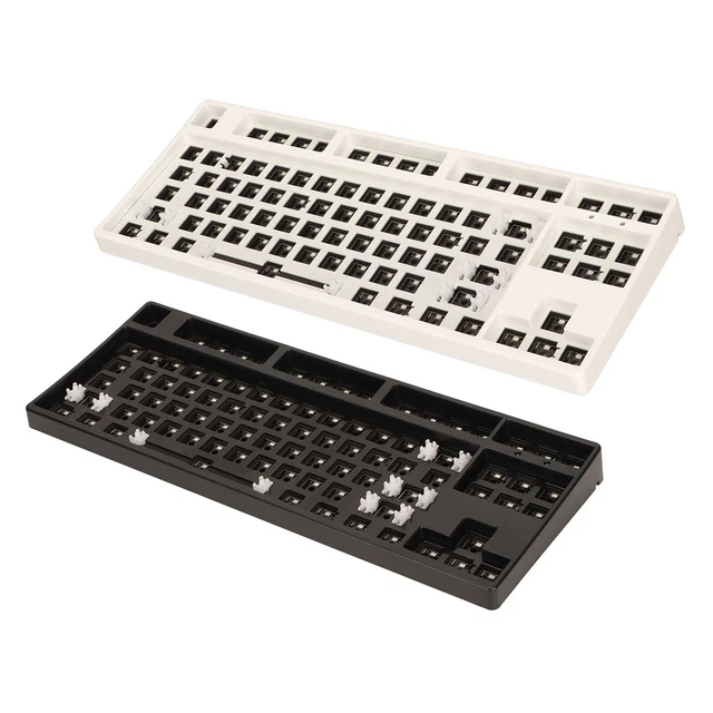 87 KEY RGB Mechanical Keyboard DIY Kit TKL Layout Switch Hot Swap ABS ...