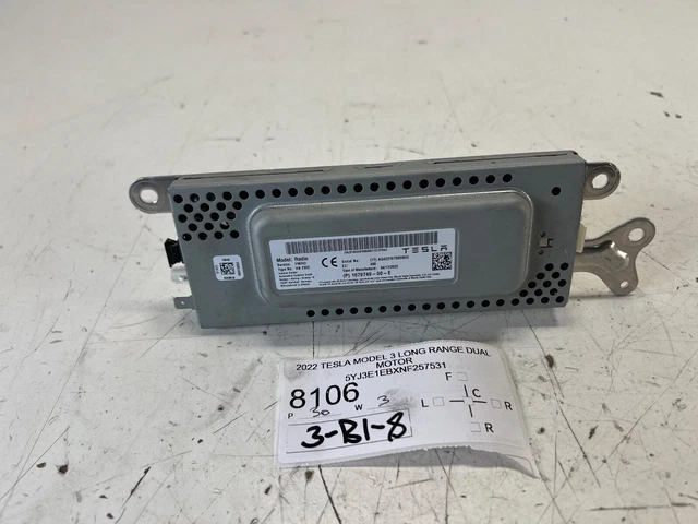 2017-2023 TESLA MODEL 3 Radio Fm/Hd Control Module Unit Harman Oem $23. ...