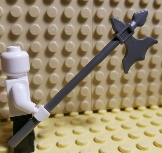 LEGO LARGE AXE Elaborate Blade Weapon Handle Axe Firefighter Knight ...