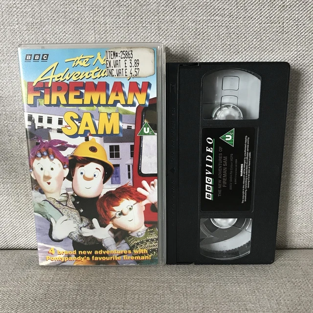 THE NEW ADVENTURES Of Fireman Sam - Bbc Vhs Video - Childrens / Vintage ...