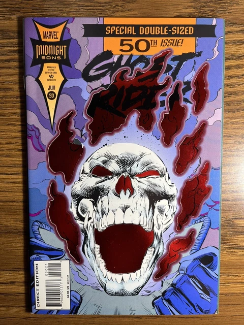 COUVERTURE FOIL GHOST Rider 50 Découpée Death Of Roxanne Simpson Marvel ...