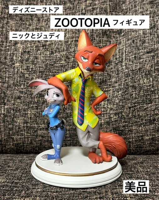 DISNEY STORE ZOOTOPIA 5th Anniversary Nick and Judy Figures in Good ...