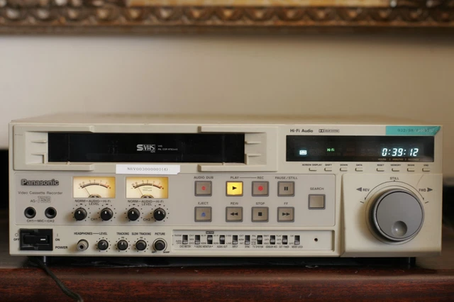 PANASONIC AG 7350-B Professional Hi-Fi SVHS/VHS VCR Video Recorder £312 ...