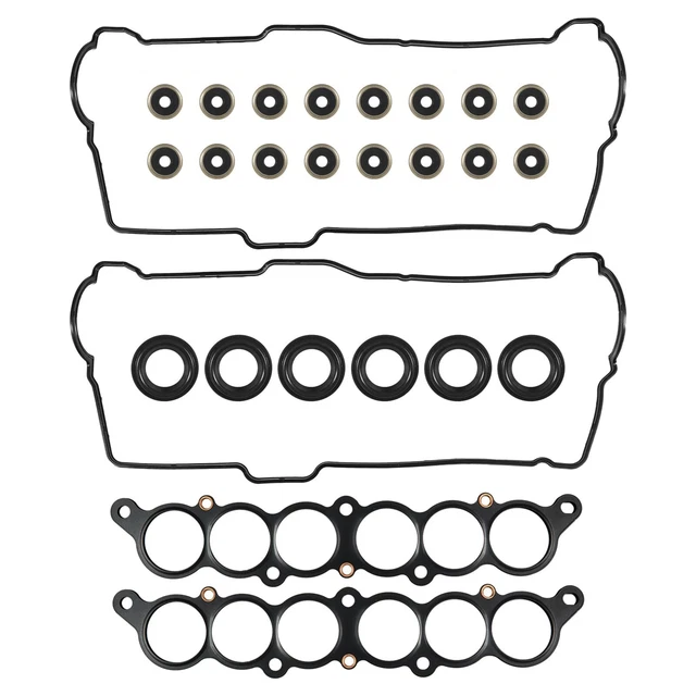 ENGINE CYLINDER VALVE Cover Gasket Set with Seals & Gaskets Compatible ...
