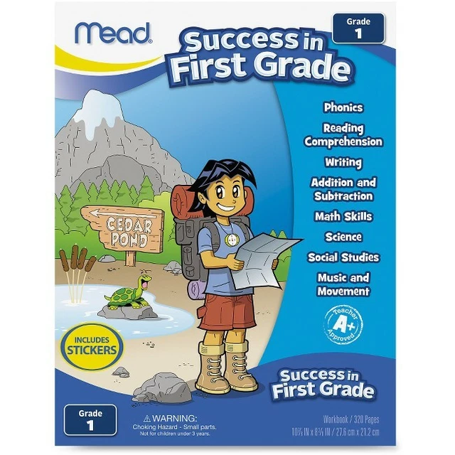 MEAD FIRST GRADE Workbook 320 Page 1st Grade - Workbook Educational ...