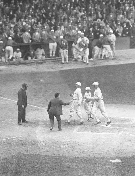 A BAT BOY Greets Max Bishop And Mule Haas 1929 Old Baseball Photo $9.00 ...