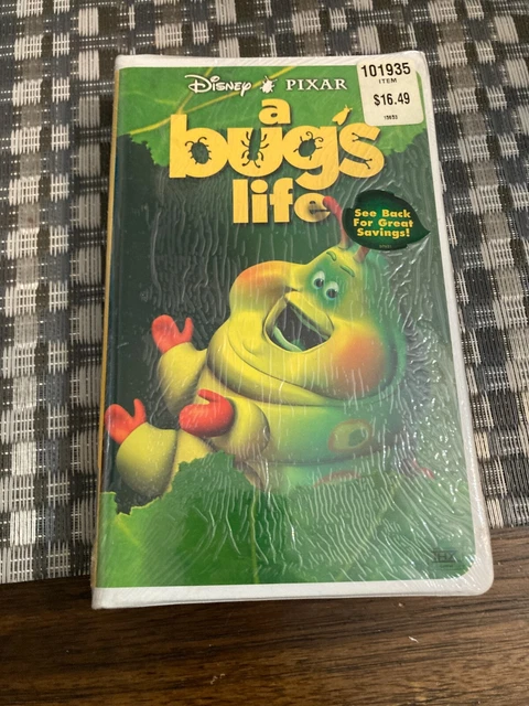 A BUG'S LIFE VHS, Disney Pixar 1998, Heimlich Clamshell , Factory ...