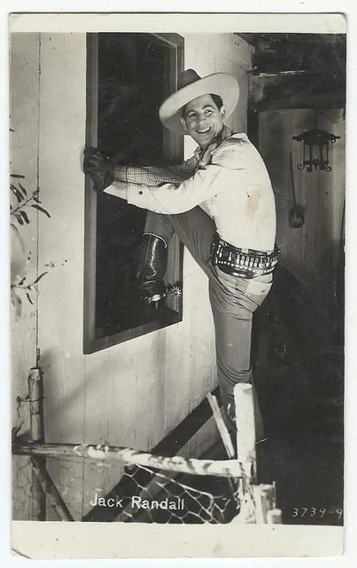 JACK RANDALL, ARTIST Card, American Film Actor, Western Movies £4.73 ...