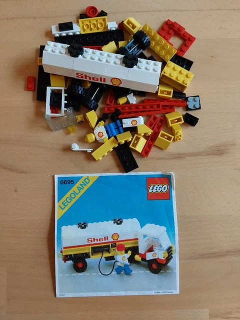 ORIGINAL LEGO 6695 Tanklaster 80er Jahre inkl. Aufbauanleitung EUR 19 ...