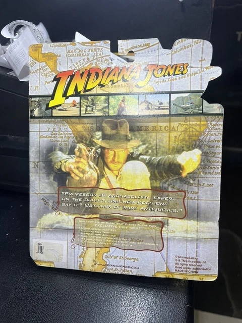 INDIANA JONES DISNEY Theme Park Exclusive Micro Action Motorcycle $70. ...