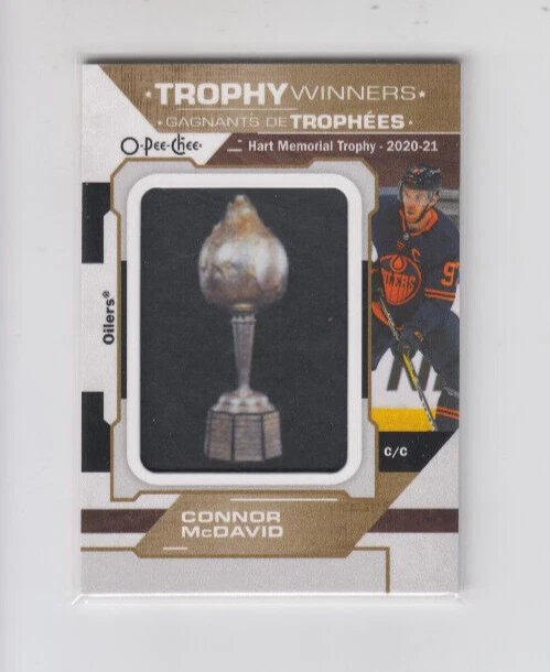 22/23 OPC EDMONTON Oilers Connor McDavid Trophy Winners Patch card #P ...