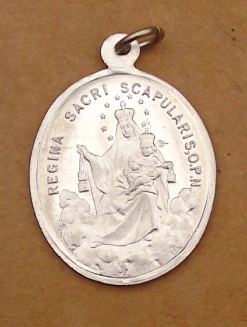 RARITÄT - PILGERANHÄNGER - Regina Sacri Scapularis O.P.N. / Herz Jesus ...