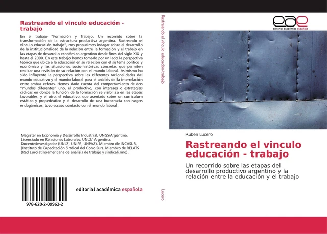 RASTREANDO EL VINCULO educación - trabajo | Ruben Lucero | Taschenbuch ...