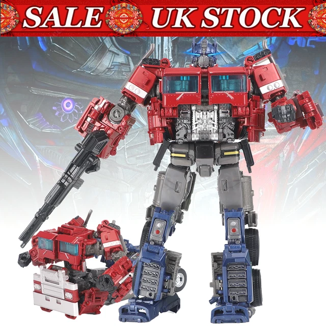 UK TRANSFORMING OPTIMUS Prime Robots Toy Truck Car Action Figure Kids ...