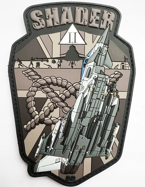 II(AC) SQUADRON RAF Typhoon Operation Shader 2022 3D PVC Patch £24.99 ...