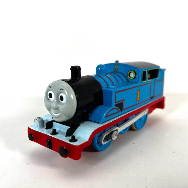 THOMAS & FRIENDS Trackmaster Thomas White Deck Motorized Train Engine ...