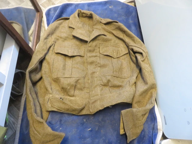 BRITISH ARMY 49 pattern battle dress blouse £31.90 - PicClick UK
