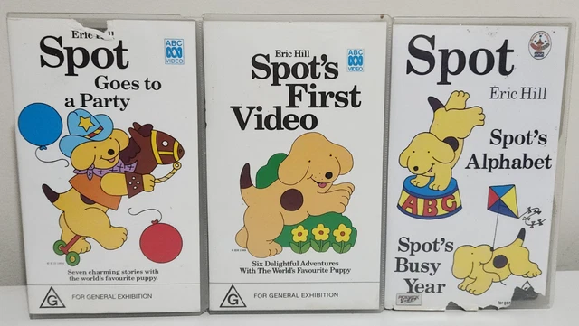 VINTAGE VHS VIDEO Bundle Spot The Dog 3 x Kids Tapes Eric Hill ABC $25. ...