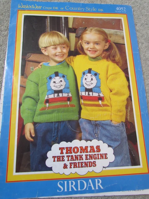 THOMAS THE TANK Engine Vintage Knitting Pattern 20" To 28" Chest £1.99 ...