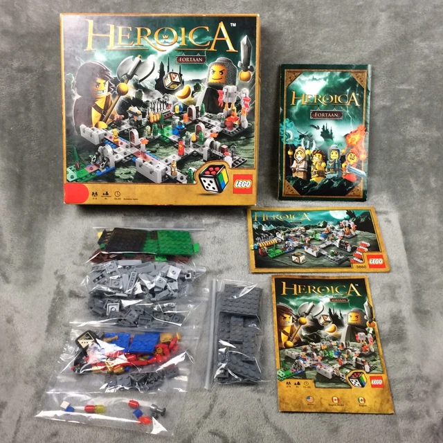 LEGO HEROICA CASTLE Fortaan Set 3860 Buildable Board Game READ $49.99 ...