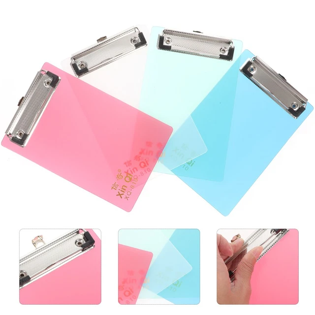 6 PCS CLIPBOARD Folder Clipboards with Storage Compartment Memo Size ...