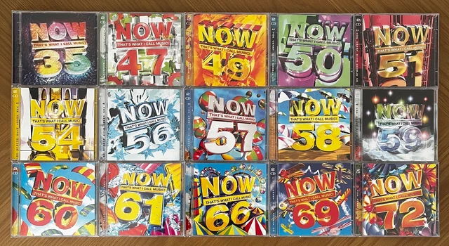 NOW THAT'S WHAT Call Music CD Bundle Job Lot 35,47,49,50,51,54,56-61,66 ...