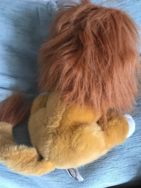 MATTEL 1993 14& Disney Lion King Roaring Simba Puppet Soft Toy Plush £ ...