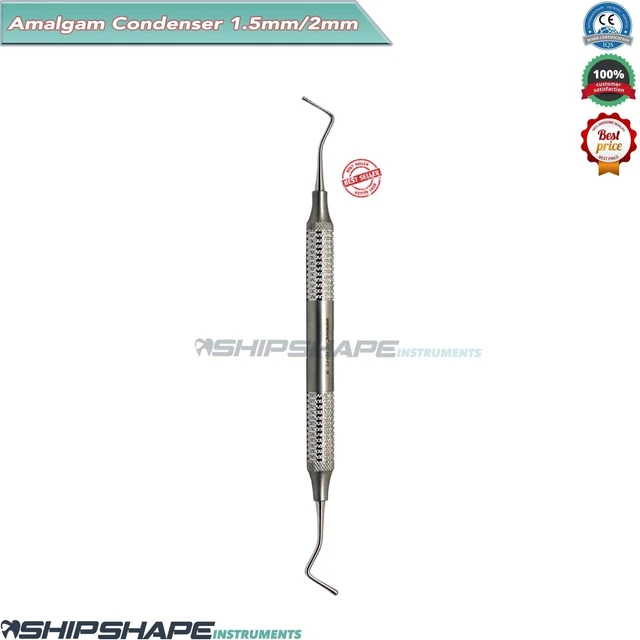 1.5/2MM CONDENSER AMALGAM Plugger Filling Composite Placement Dental ...