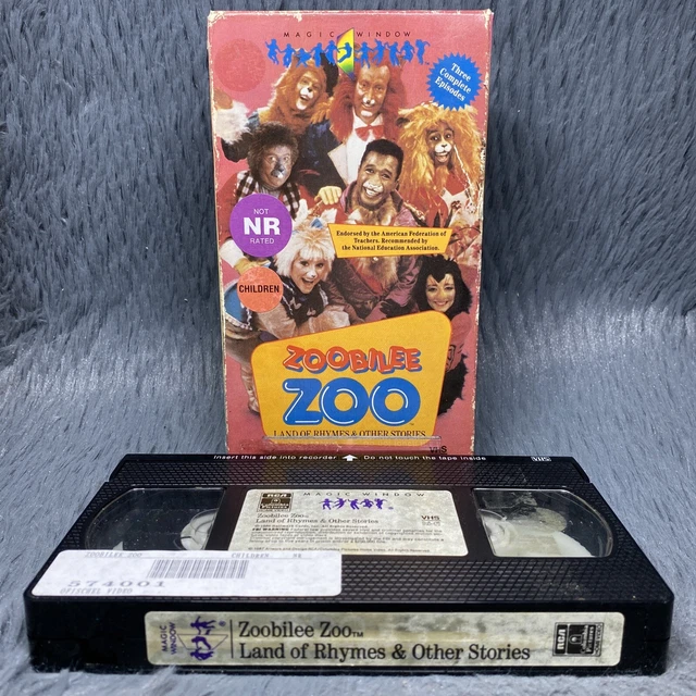 ZOOBILEE ZOO -LAND of Rhymes And Other Stories VHS Tape 1987 Magic ...