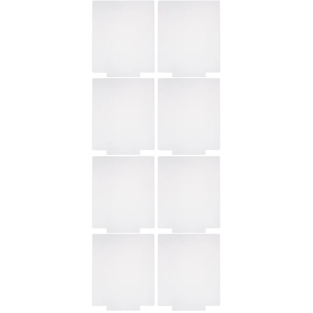 8 PCS TRANSPARENT Acrylic Sheet Clear Perspex Sheet Diy Light Acrylic ...