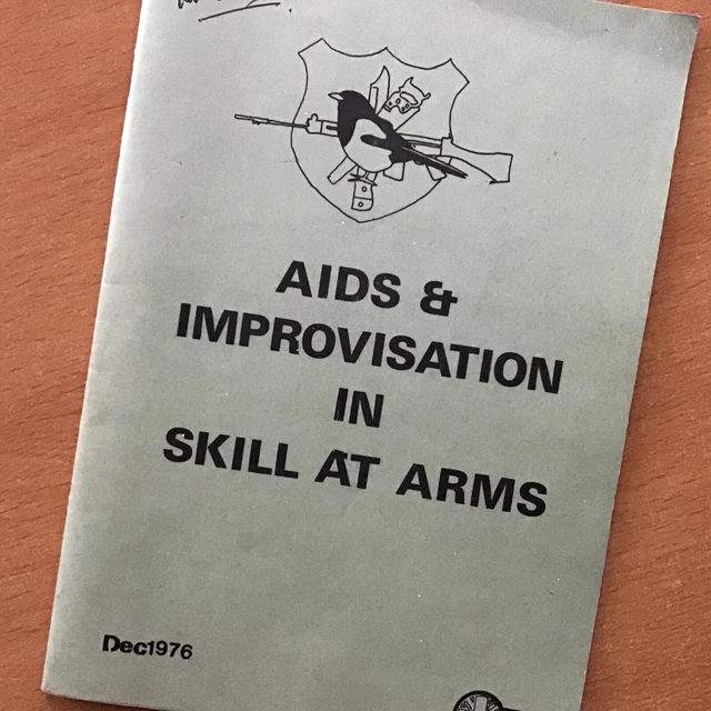 ORIGINAL BRITISH ARMY TRAINING PAMPHLET/Aids+Improvisation in Skill at ...
