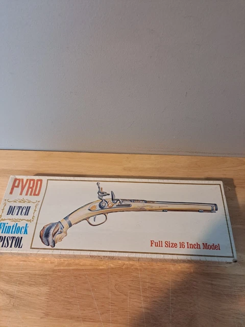 PYRO DUTCH FLINTLOCK 16 Inches Pistol Vintage Model Kit $80.00 ...