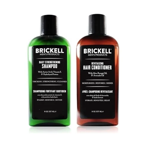BRICKELL MEN’S DAILY Revitalizing Hair Care Routine, Mint and Tea Tree ...