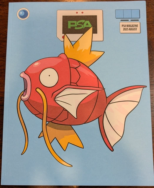 PSA MAGAZINE -VOLUME 17 - August 2025 - Magikarp Pokemon Cover £9.69 ...