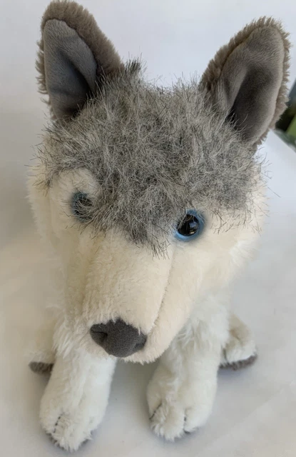 COLCHESTER ZOO SOFT Grey/White Wolf Toy £9.19 - PicClick UK
