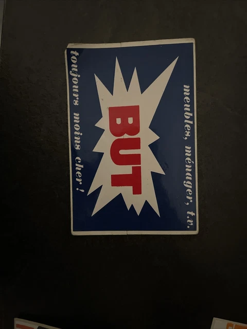 AUTOCOLLANT STICKER PUB - Magasin But Meubles ménager, TV toujours ...