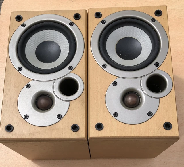 DENON MISSION SC-M50 Hi-Fi Bookshelf Speakers Wired 6 Ohms 20-50w £26. ...