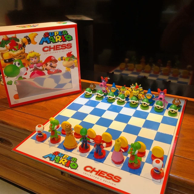 MARIO WIZARD CHESS Super Wizard Chess Mario Anime Figure Board Game ...